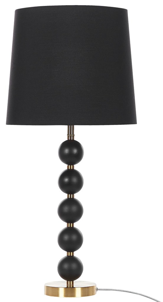 Stolní lampa 75 cm černá / zlatá ASSONET Beliani