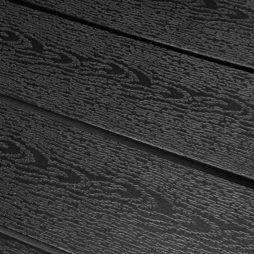 Závěsný balkónový stůl Aretto 60 cm černý