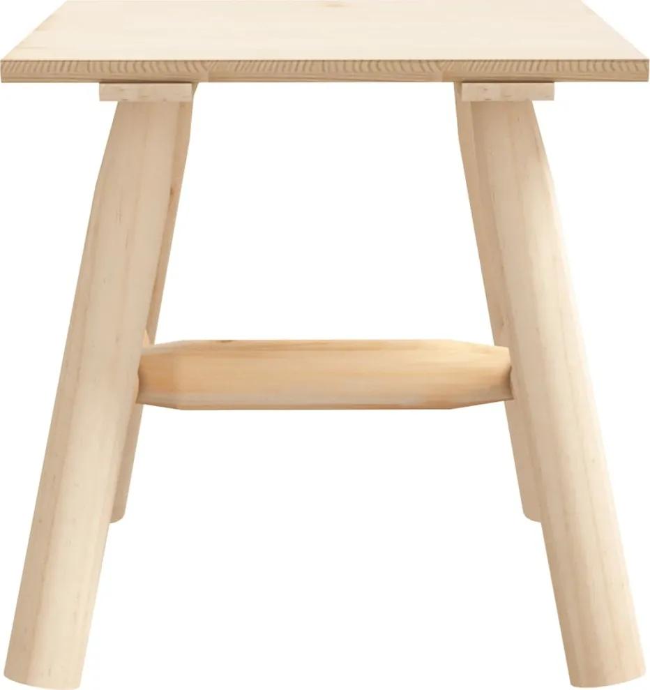 vidaXL Odkládací stolek 49 x 49 x 50 cm masivní smrkové dřevo [363351] Barva: Přírodní