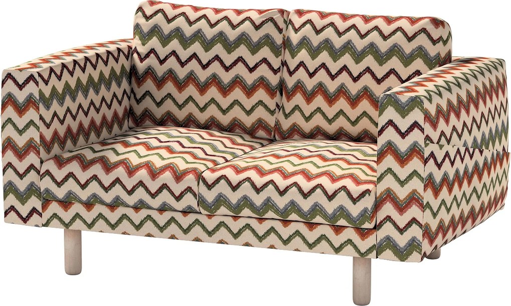 Potah na pohovku IKEA Norsborg 2-místná barva vícebarevná látka pletený vzor, vzorované