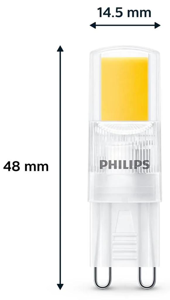 Philips LED žárovka G9 2W 220lm 2 700K čirá 3ks