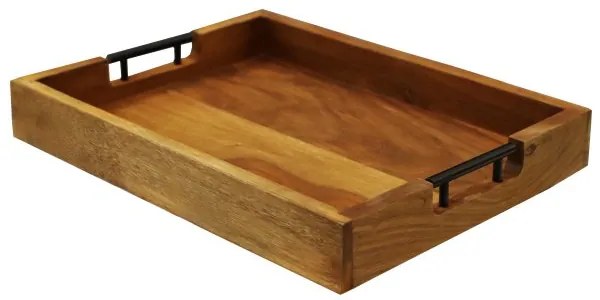 Indický nábytek - Podnos 40x5x30 z indického masivu palisandr Natural