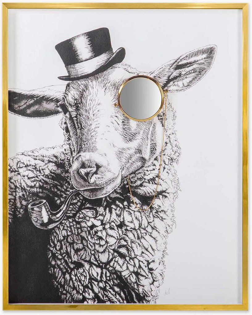 Zarámovaný tisk na plátně Sheep