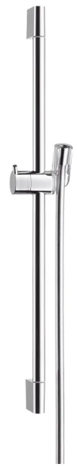 Hansgrohe Unica, sprchová tyč C 650 mm se sprchovou hadicí Isiflex 1600 mm, chromová, HAN-27611000