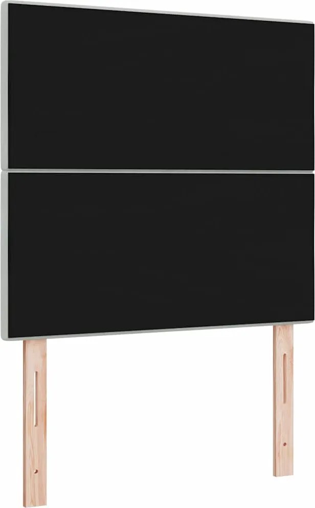 Čelo postele Světle šedá 80 cm samet 3337789
