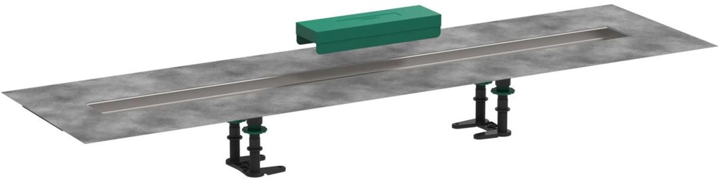 Hansgrohe uBox universal - Instalační sada lineárního sprchového žlabu 1000, nerez 56014180