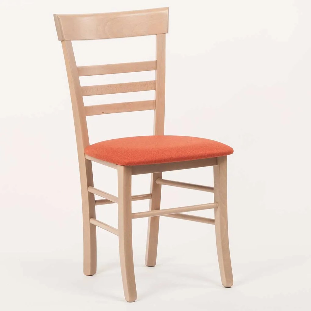 Stima Židle SIENA s čalouněným sedákem dub sonoma LUX terracotta 10