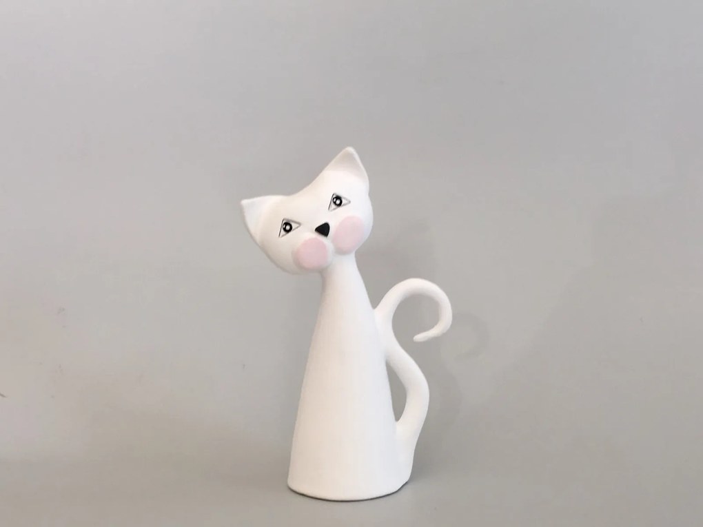 Kočka malá - Sněhurka Keramika Andreas