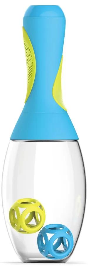 ASOBU Samba Shaker 60 0ml, modrá/žlutá