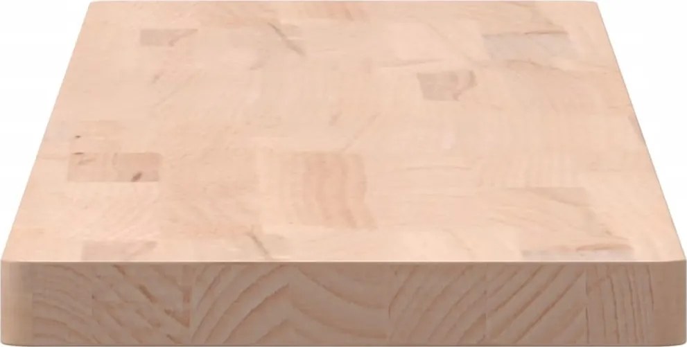 vidaXL Nástěnná police 100 x 20 x 2,5 cm masivní bukové dřevo [356016] Barva: Přírodní