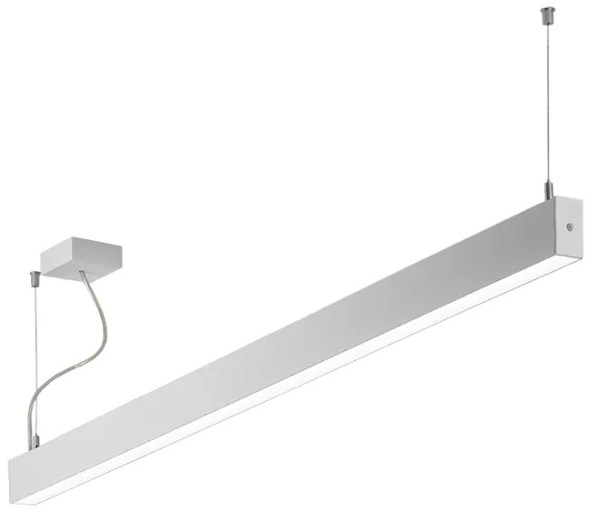 Svěšené lineární svítidlo nad jídelní a kancelářské stoly Lina35 Barva: Stříbrná, Délka: 1683 mm, Teplota chromatičnosti / Stmívání: 4000 Kelvinů /…