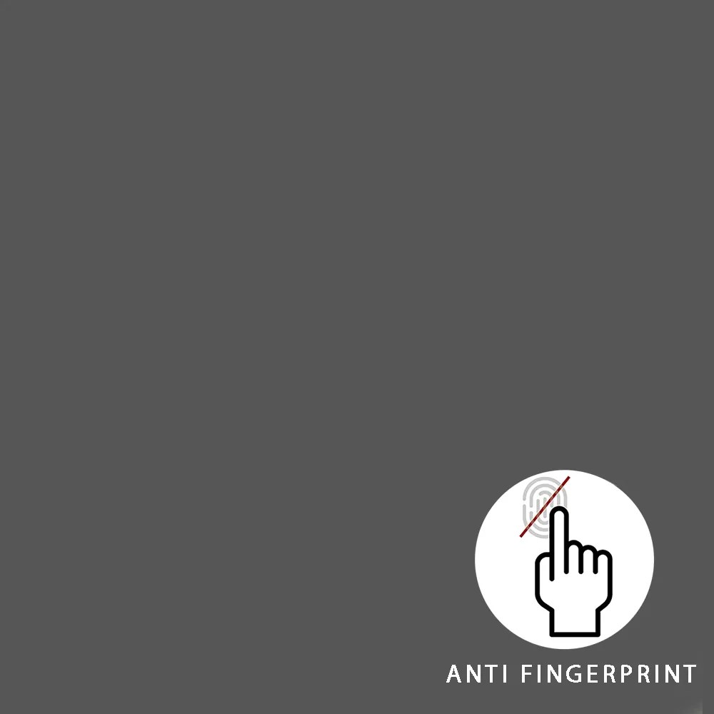 Deska na zeď mezi pracovní desku a horní kuchyňské skříňky | ŠEDÁ GRAFIT MAT anti fingerprint | VOLITELNÝ ROZMĚR