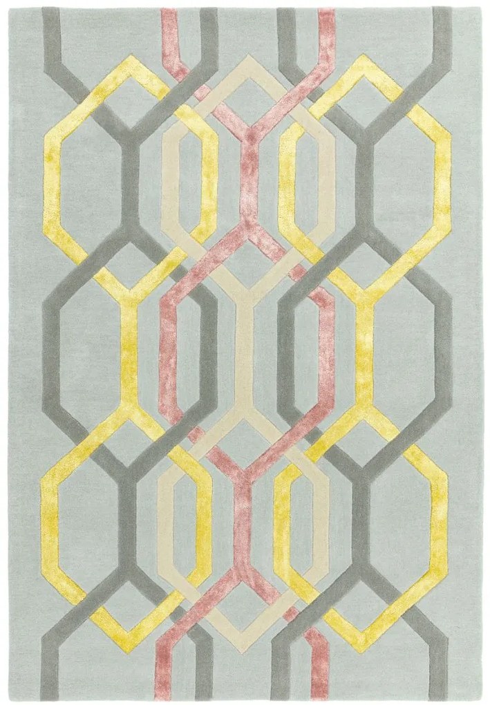 Barevný koberec Blondie Hexagon Silver Rozměry: 160x230 cm