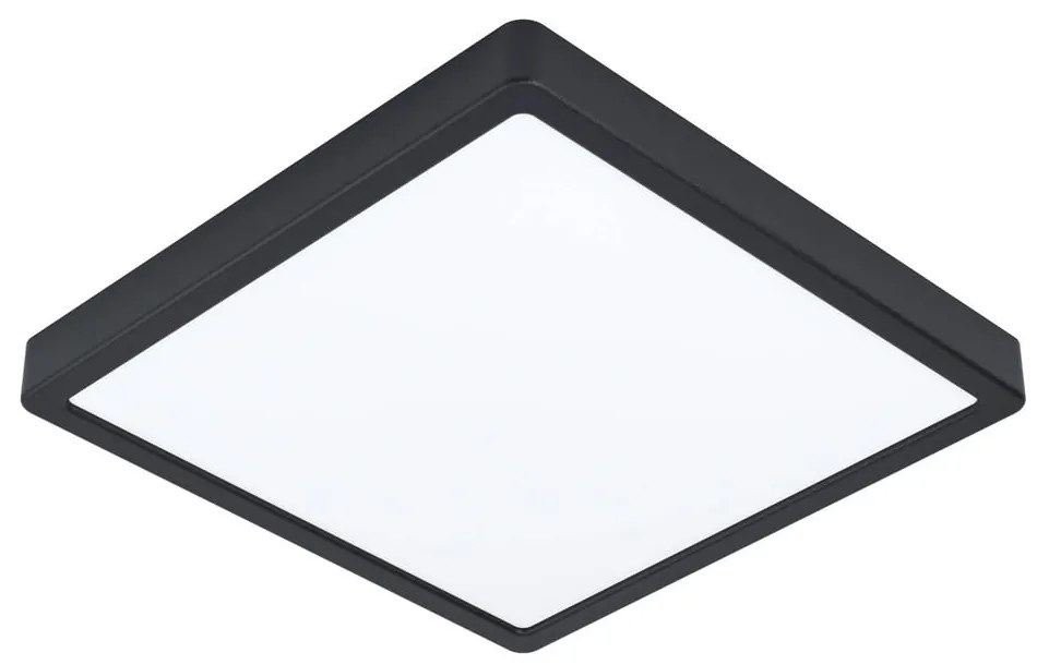 Černé LED stropní svítidlo 28,5x28,5 cm FUEVA 5 – EGLO