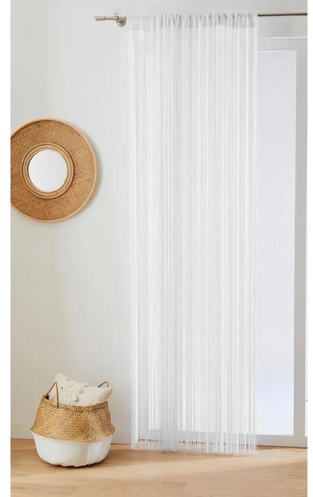 Blancheporte Nitkový závěs bílá 110x180cm