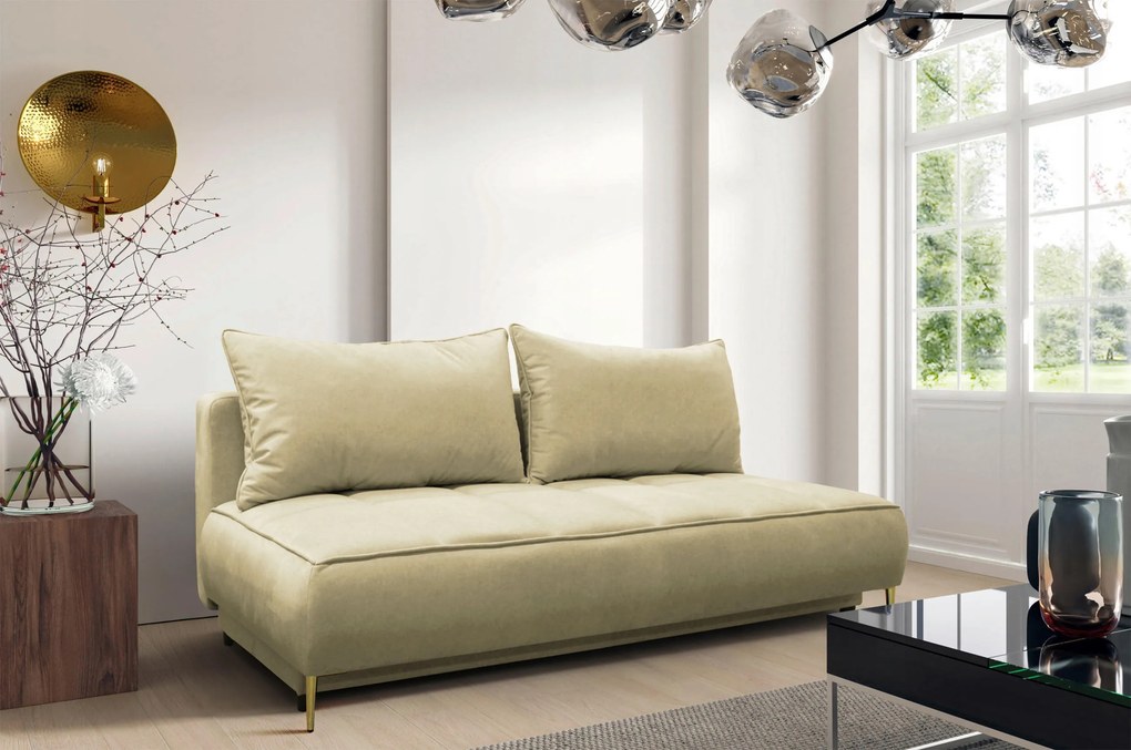 XXXLutz ROZKLÁDACÍ POHOVKA, textil, béžová MID.YOU - Rozkládací pohovky - 001574006006