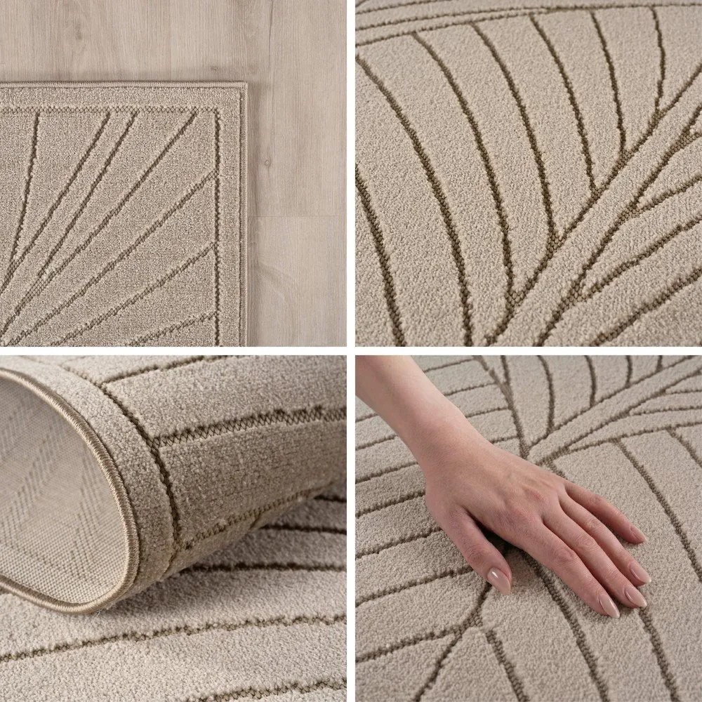 Béžový vnitřní a venkovní běhoun 80x250 cm Nova 1203 – Ayyildiz Carpets