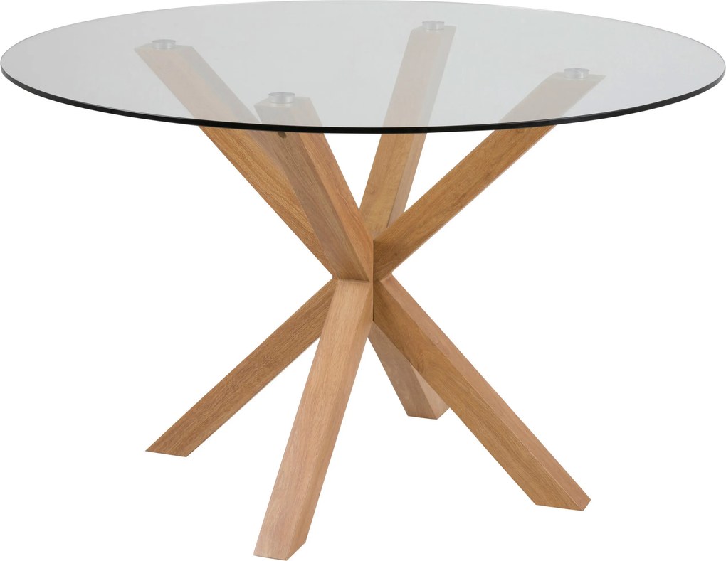 XXXLutz JÍDELNÍ STŮL, čiré, 119/119/75,5 cm MID.YOU - Jídelní stoly - 001749012208