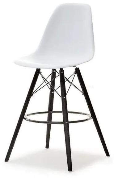 design4life Barová židle MERLOTE bílá, černá