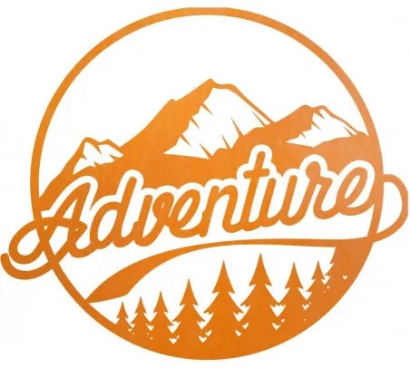 Dřevěný nástěnný obraz s přírodním motivem adventure| SENTOP PR0421