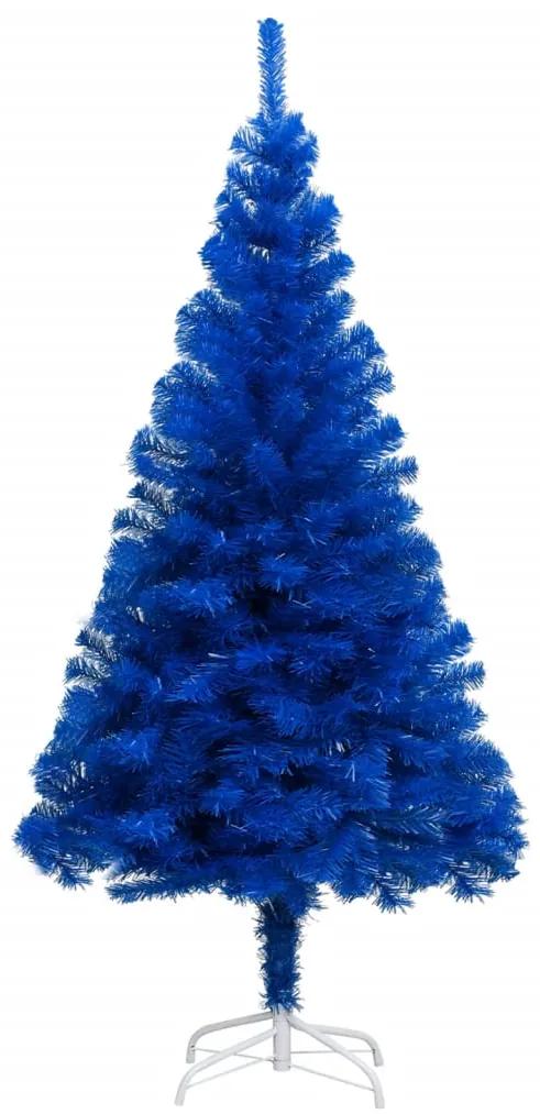 329182 vidaXL Umělý vánoční stromek se stojanem modrý 240 cm PVC