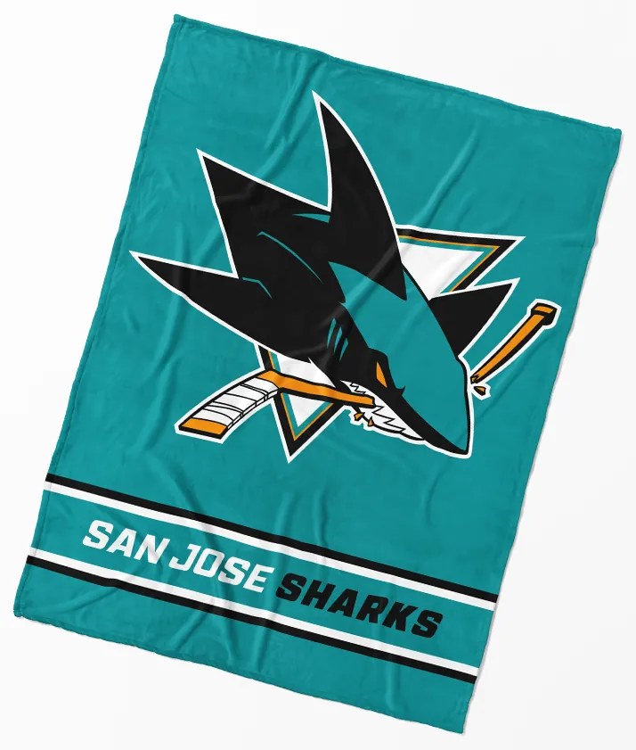 Deka NHL San Jose Sharks Essential 150x200 cm