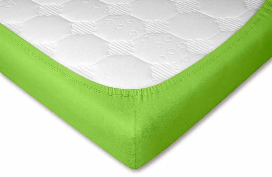 Dadka Jersey prostěradlo kiwi C  Jersey prostěradlo kiwi 90x200x20 cm