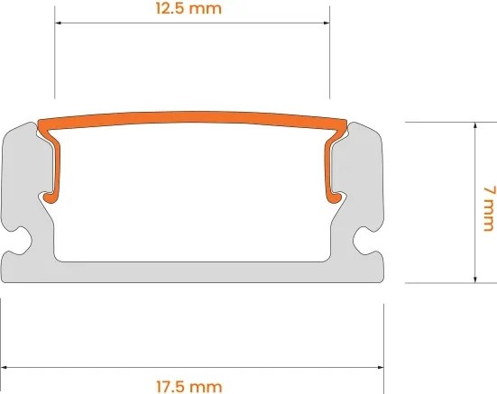 SADA 1x LED RGBW Pásek WHITE AND COLOR LED/20W/230V 2 m + 2x vestavný profil 1 m