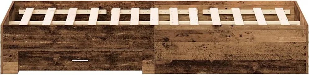 Rám postele Staré dřevo 180 x 200 cm Kompozitní dřevo 3333960