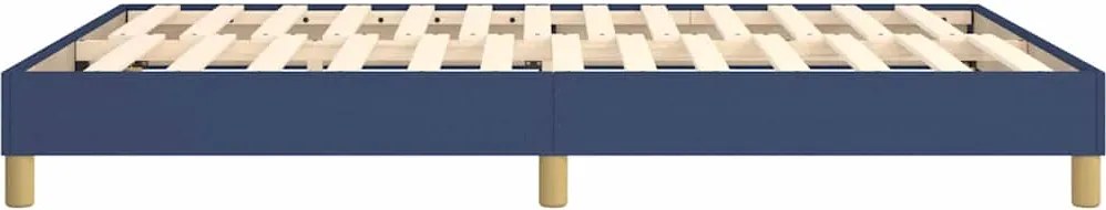Rám postele s boxspringem modrý 140 x 190 cm textil 3120612