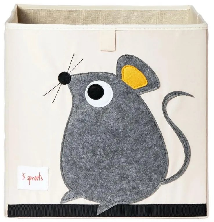 3 SPROUTS Úložný box 3 Sprouts Mouse Gray