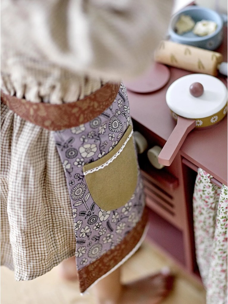 BLOOMINGVILLE Mini kuchyňka Pippi, hnědá, MDF