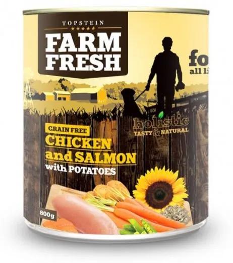 FARM FRESH CHICKEN AND SALMON 24x800g