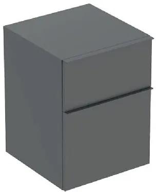 Geberit iCon - Boční skříňka 45x60x48 cm, 2 zásuvky, lávová 502.315.JK.1