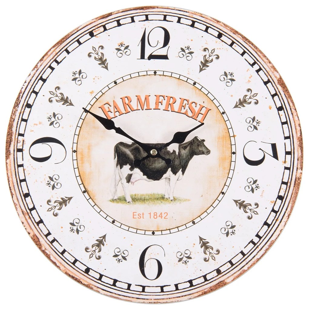 Nástěnné hodiny Farmfresh - Ø 34*4 cm