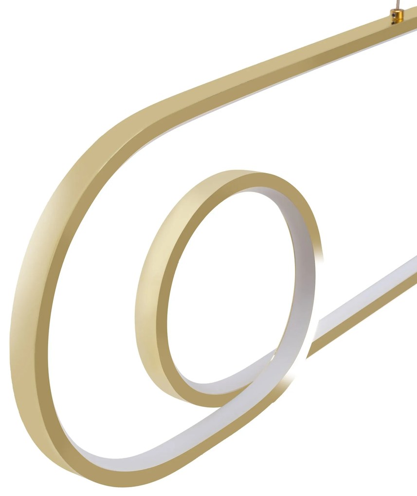Toolight - LED závěsné svítidlo APP809-CP GOLD, zlatá, OSW-09850