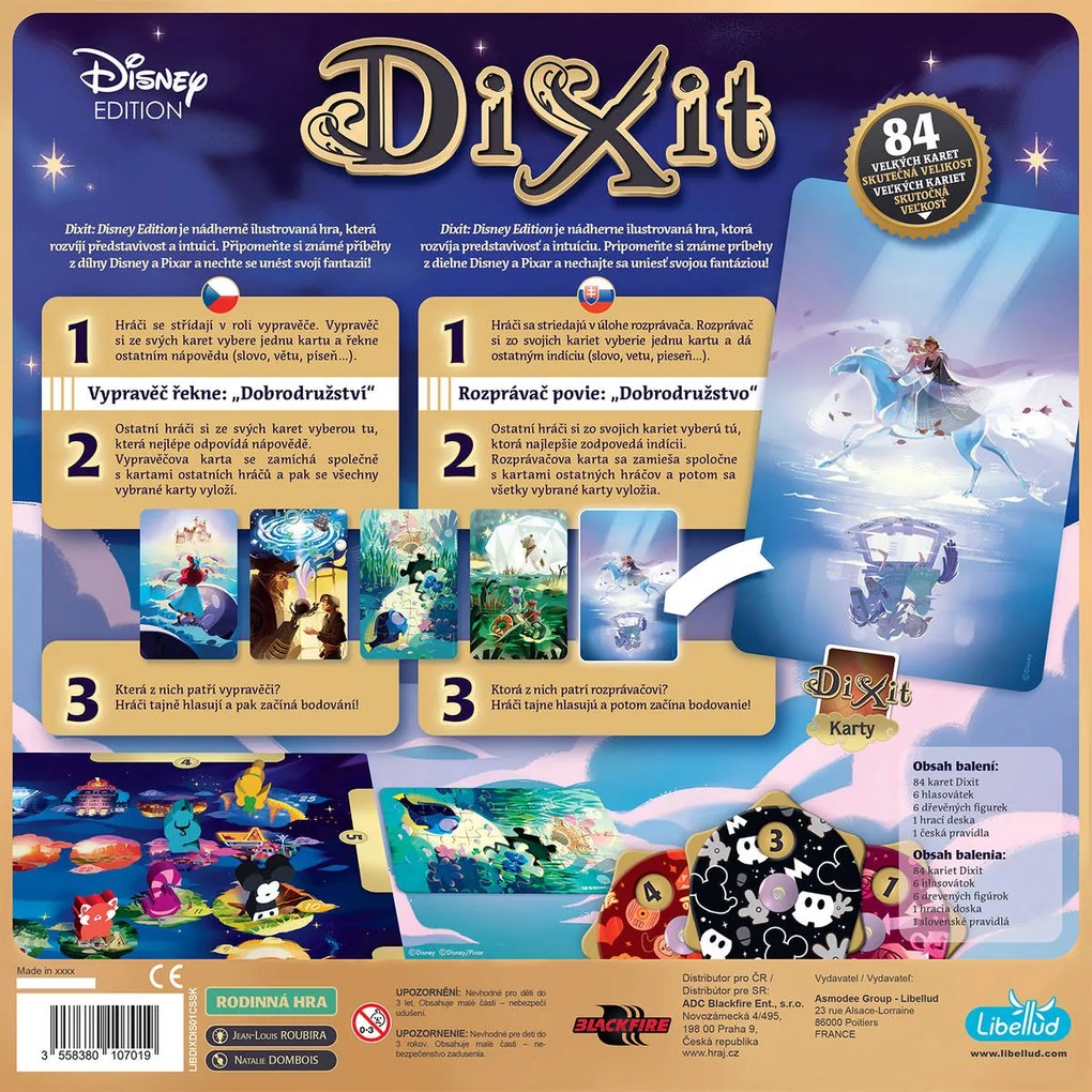 _Ostatní 1_ ADC Hra Dixit Disney CZ + promo balíček Bílý králík *SPOLEČENSKÉ HRY* asdixdis01cs