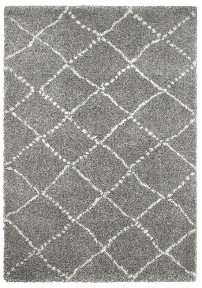 Šedo-krémový koberec Think Rugs Royal Nomadic Grey & Cream, 160 x 230 cm