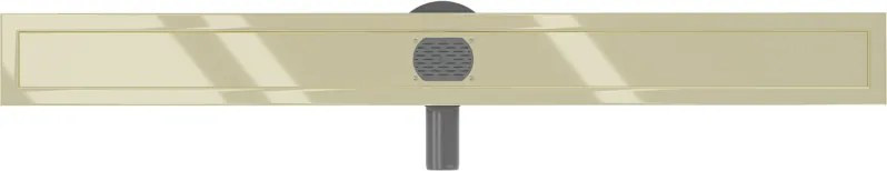Mexen Flat 360, tělo žlabu s rotačním sifonem 90 cm, zlatá lesklá, 1540090
