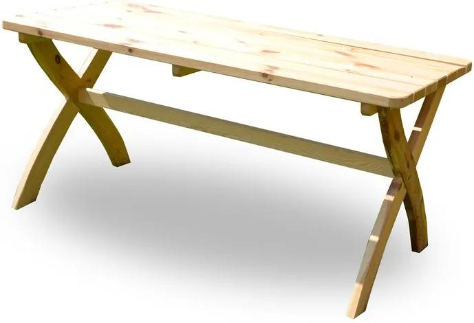 Tradgard STRONG 2722 Zahradní dřevěný stůl přírodní FSC
