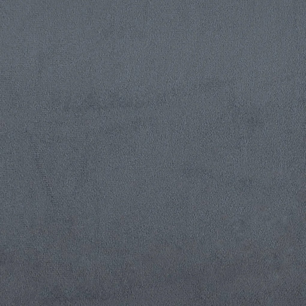 vidaXL Lenoška samet [352809] Barva: Tmavě šedá