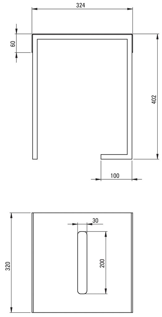Deante Mokko příslušenství, taburetka-stolek koupelnový, černá matná, ADM_N51T
