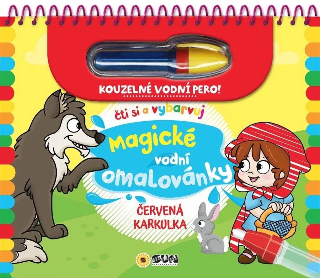 Magické vodní omalovánky červená karkulka