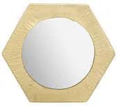 Dekorativní zrcadlo ROMY, 18 x 18 cm, zlatý rám