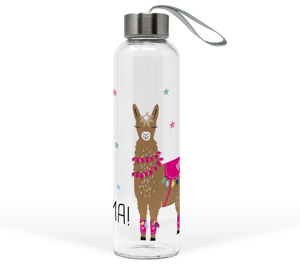 PPD Skleněná lahev Drama Llama, 550 ml