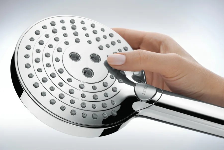 Hansgrohe Raindance Select S, sprchová sada 120 3jet PowderRain se sprchovou tyčí 65 cm, chromová, HAN-27654000