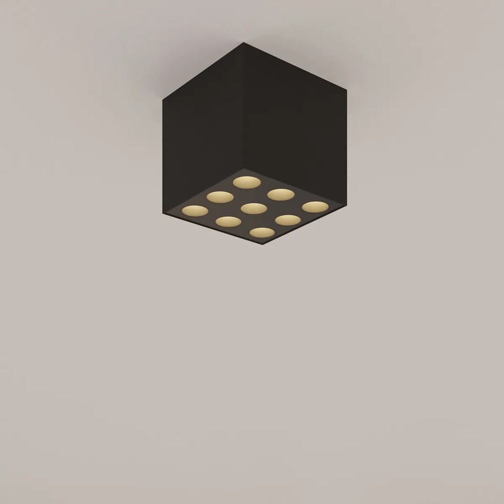 Sollux Lighting Stropní svítidlo OZZY černé LED