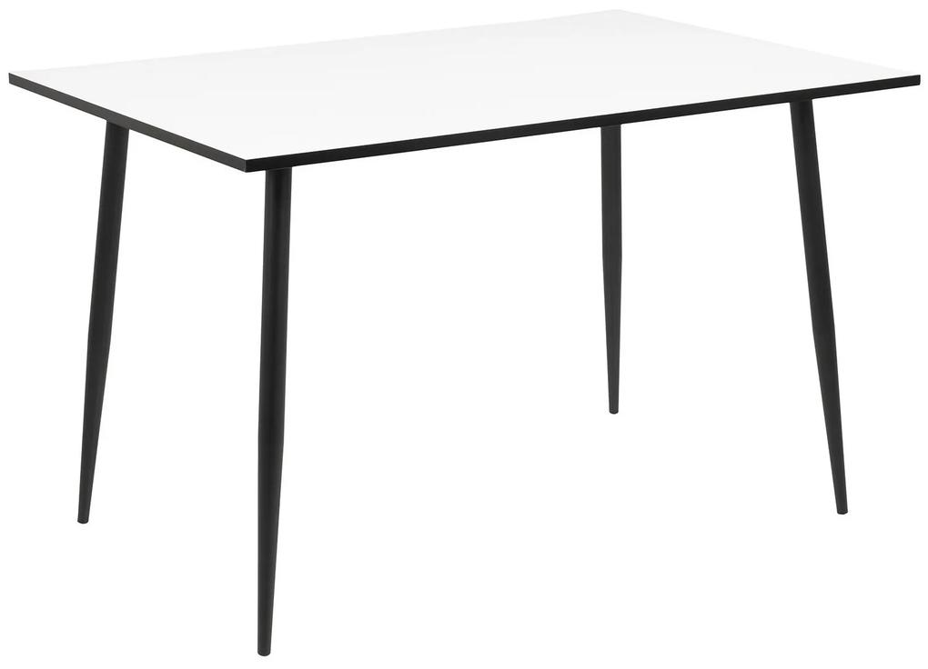 ACTONA Jídelní stůl Wilma bílá 75 × 120 × 80 cm