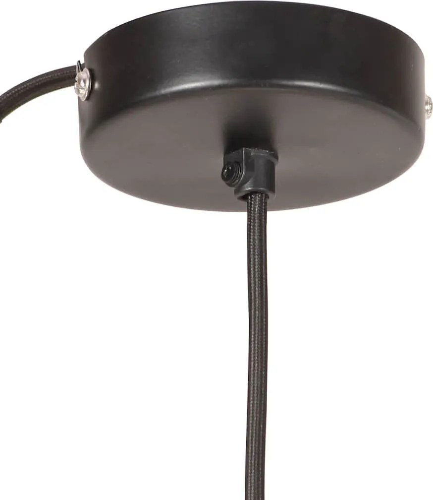 Závěsné svítidlo 25 W černé kulaté 17 cm E27 320573