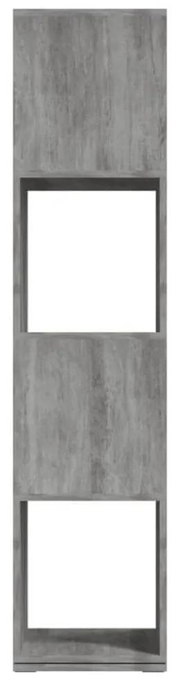 Petromila Otočná skříňka betonově šedá 34,5x34,5x75,5 cm dřevotříska